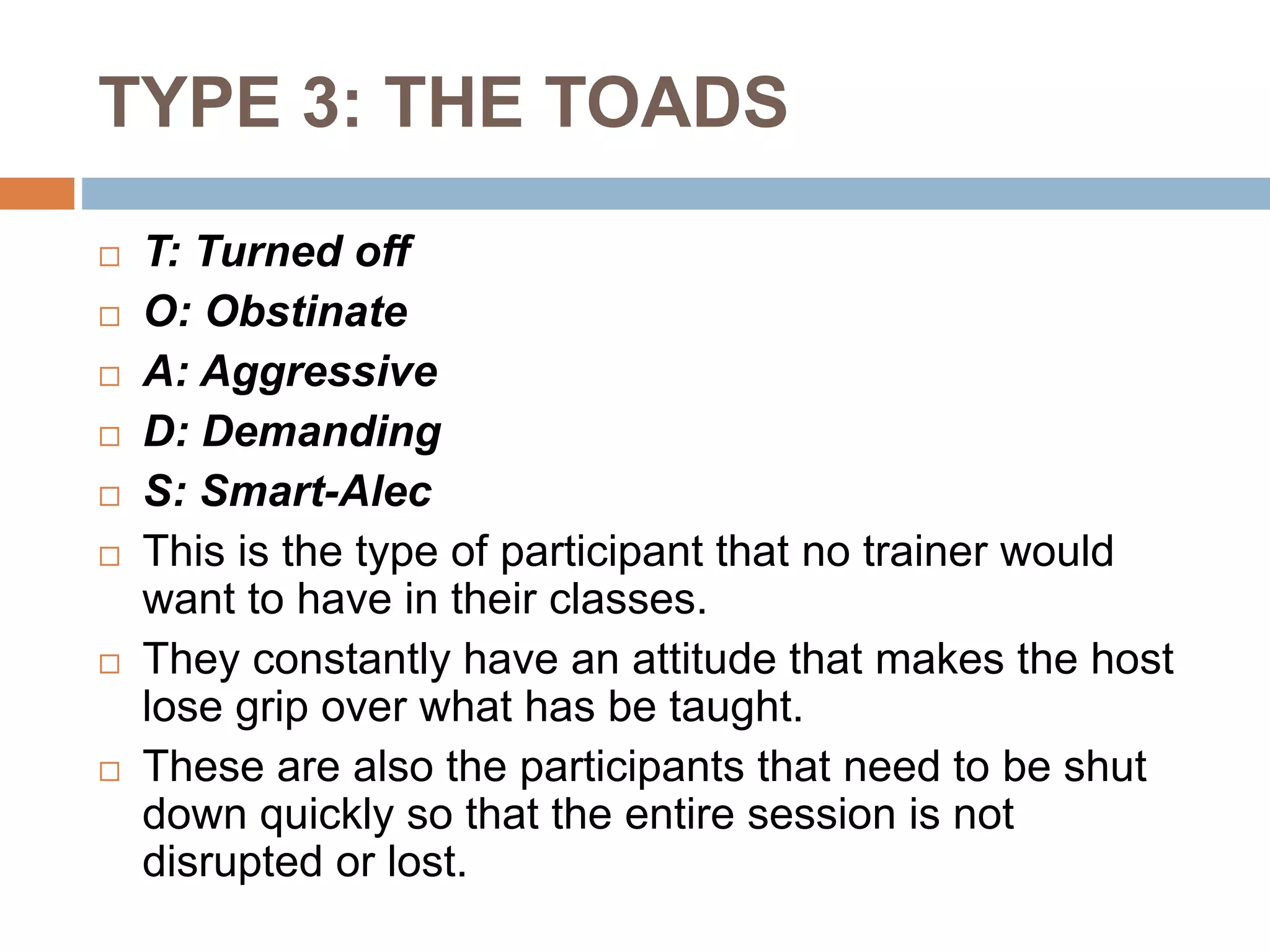 Types of Problem Participants | PPT | Free Download