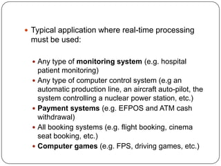 Types of processing | PPTX