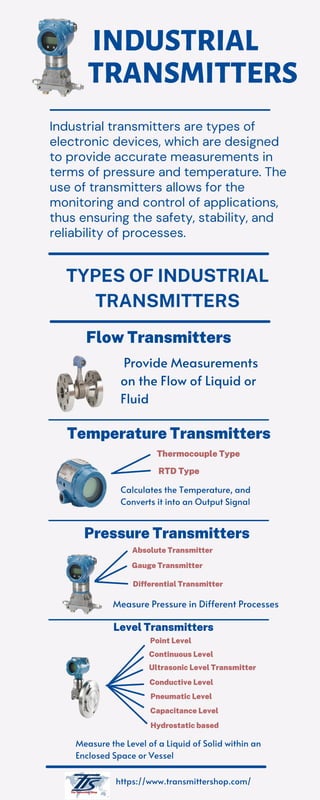 Types of Industrial Transmitters | PDF
