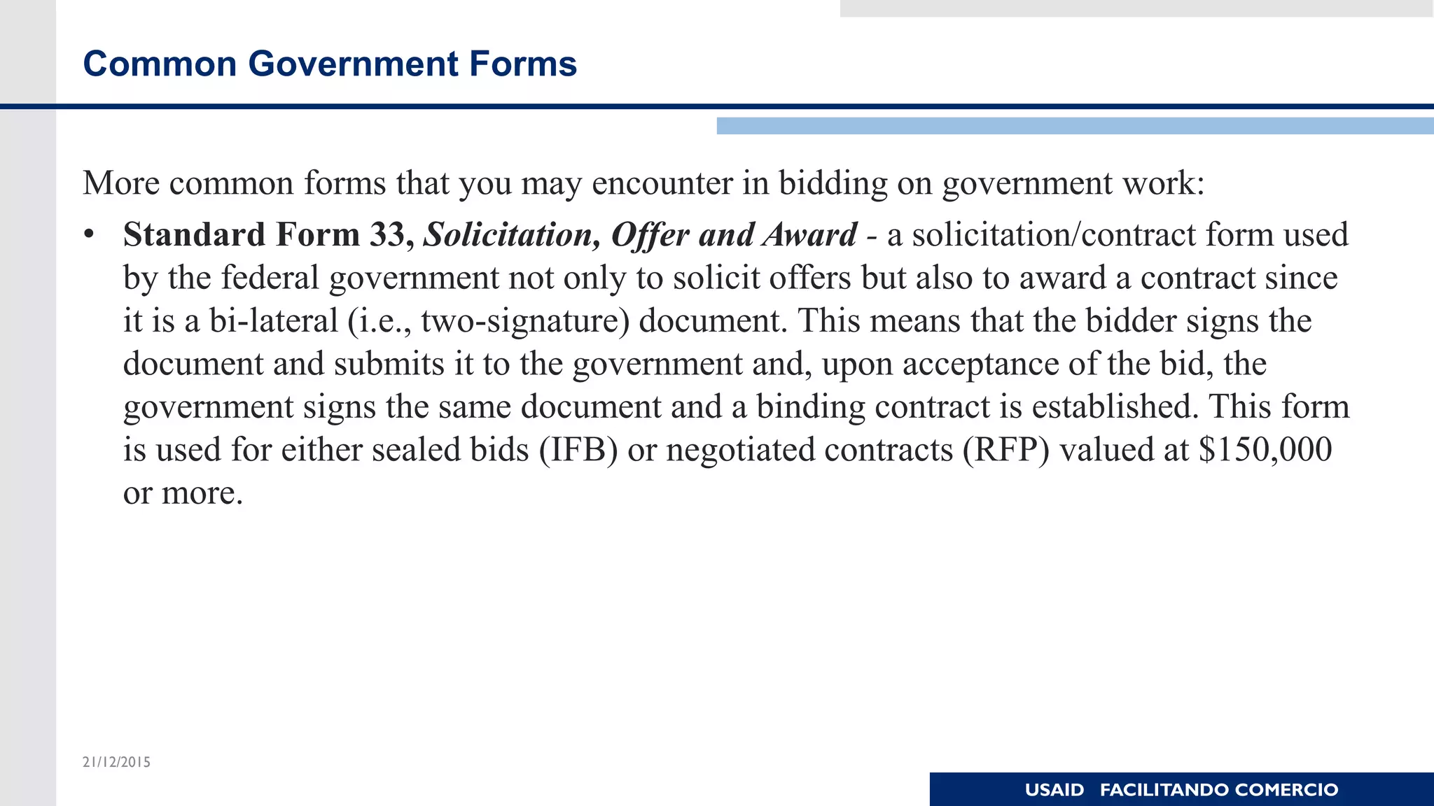 Types of procurement solicitations and types of contracts | PPT