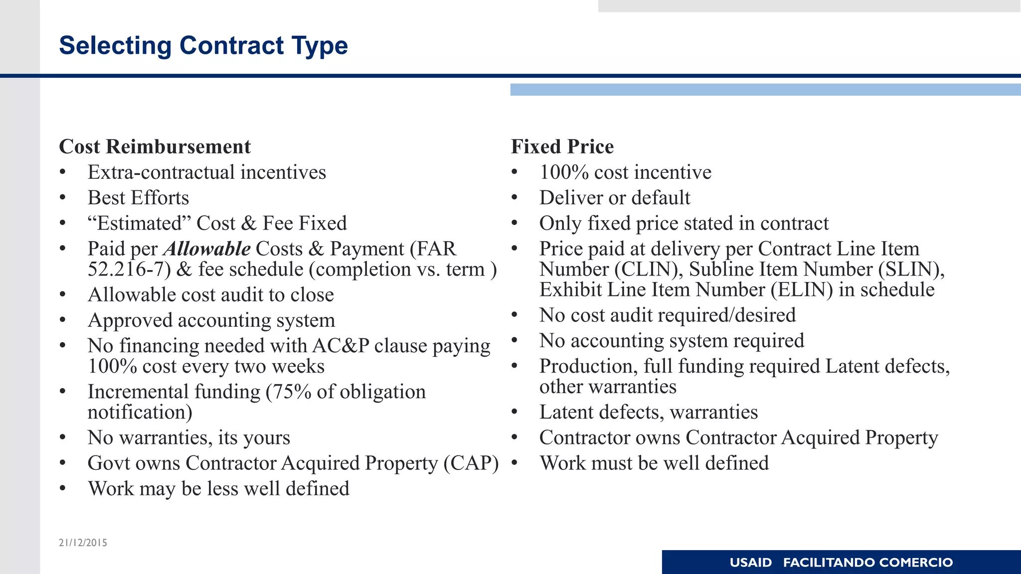 Types of procurement solicitations and types of contracts | PPT