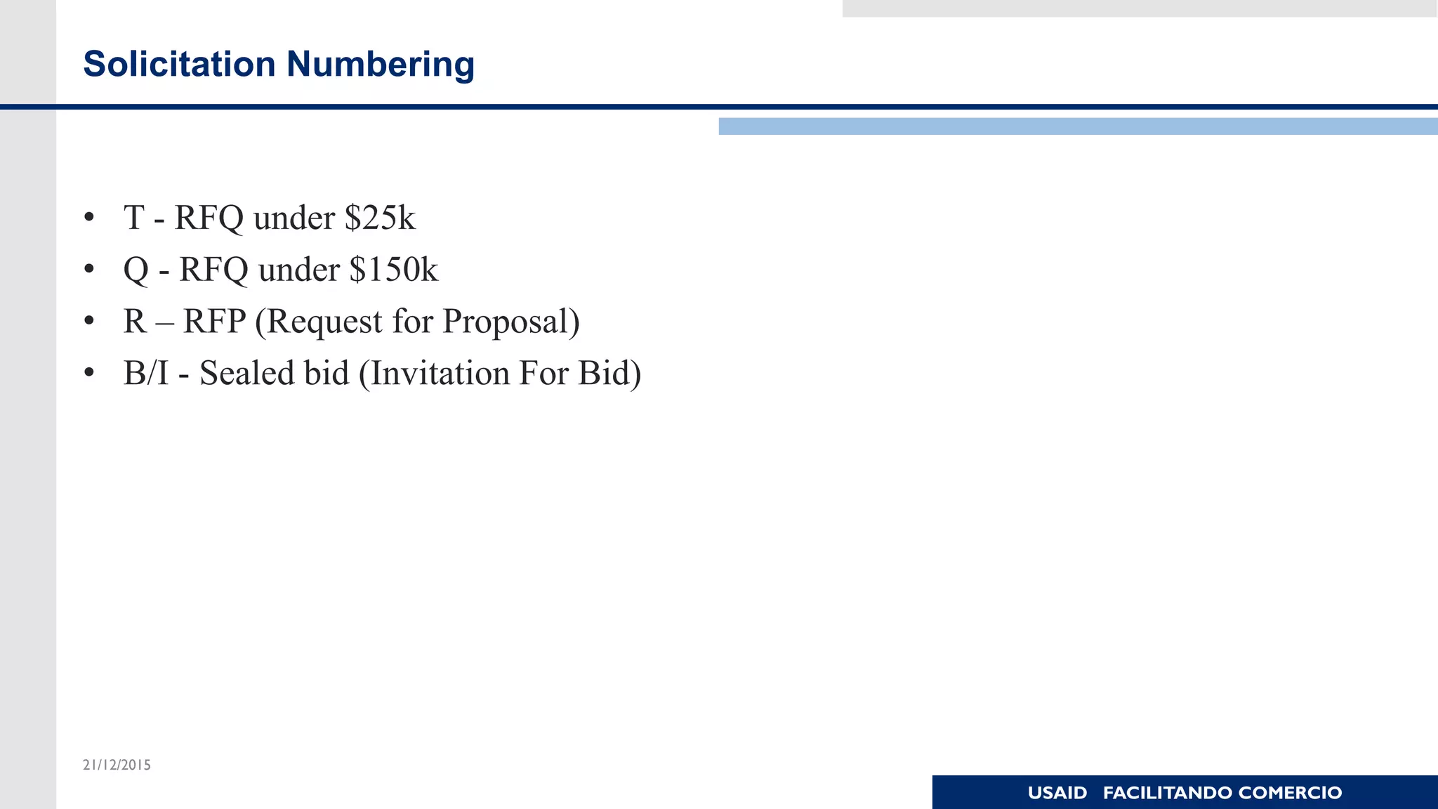 Types of procurement solicitations and types of contracts | PPT