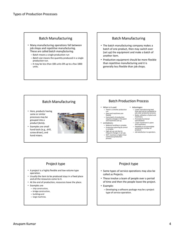 Typesofproductionprocesses 130108024851-phpapp01 (2) | PDF