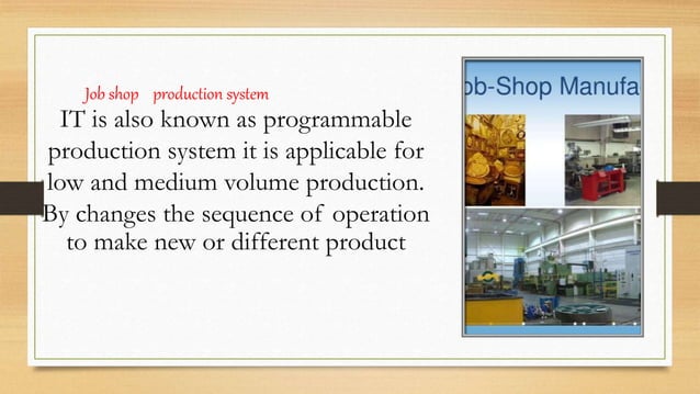Types of production system new | PPT