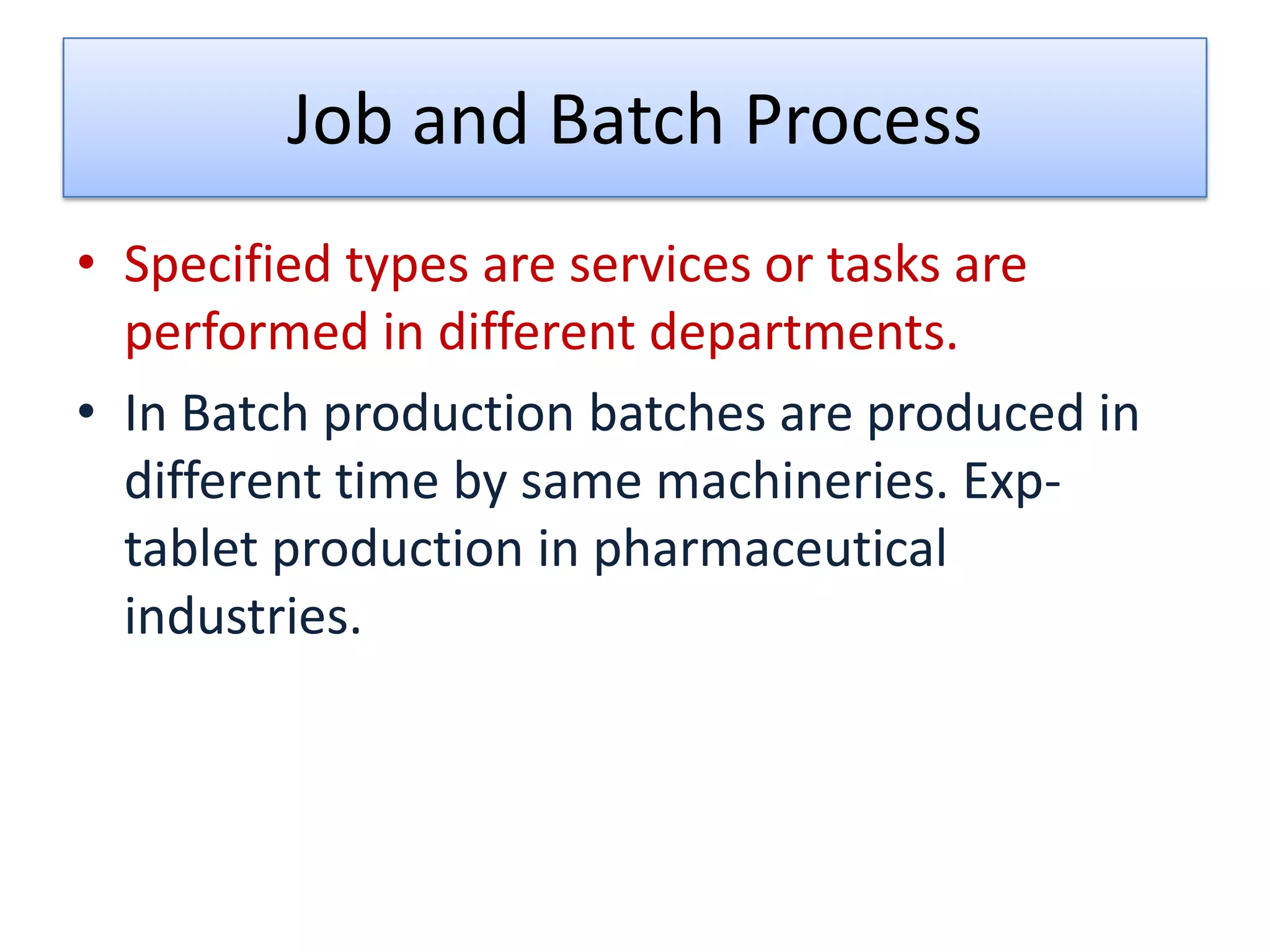 Types of production systems | PPTX