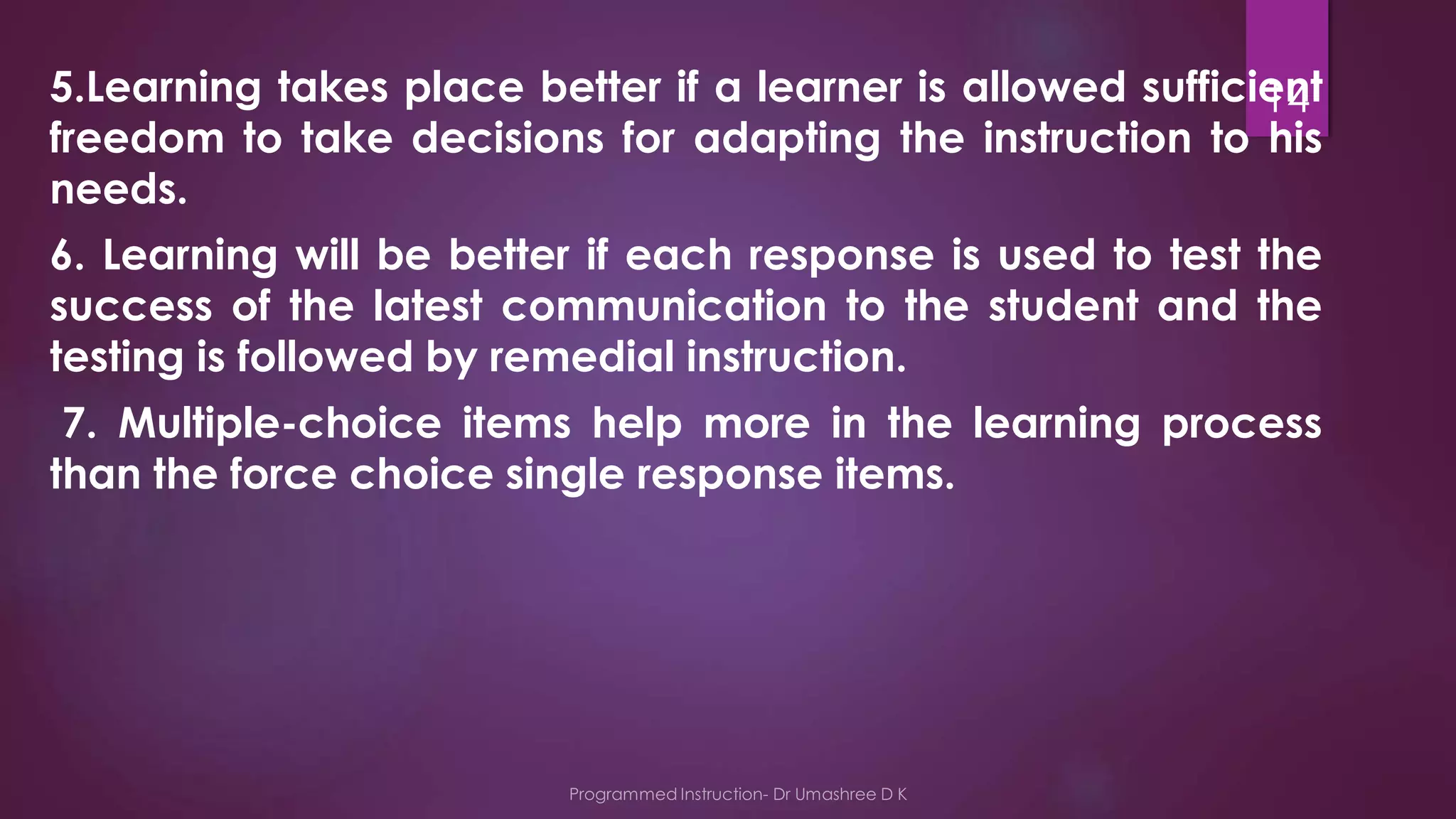 Types of programmed instruction - Dr Umashree D K | PDF | Programming Languages | Computing