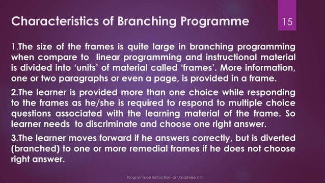 Types of programmed instruction - Dr Umashree D K | PDF | Programming Languages | Computing