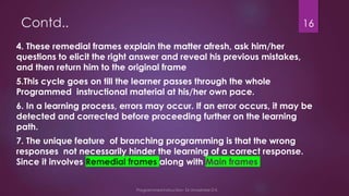 Types of programmed instruction - Dr Umashree D K | PDF