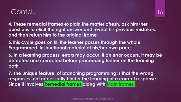 Types of programmed instruction - Dr Umashree D K | PDF | Programming Languages | Computing