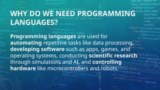 TypesOfProgramminLanguagesInNowerdaysWorld.pptx