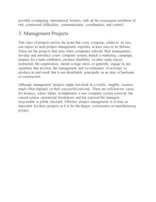 Types of project | PDF