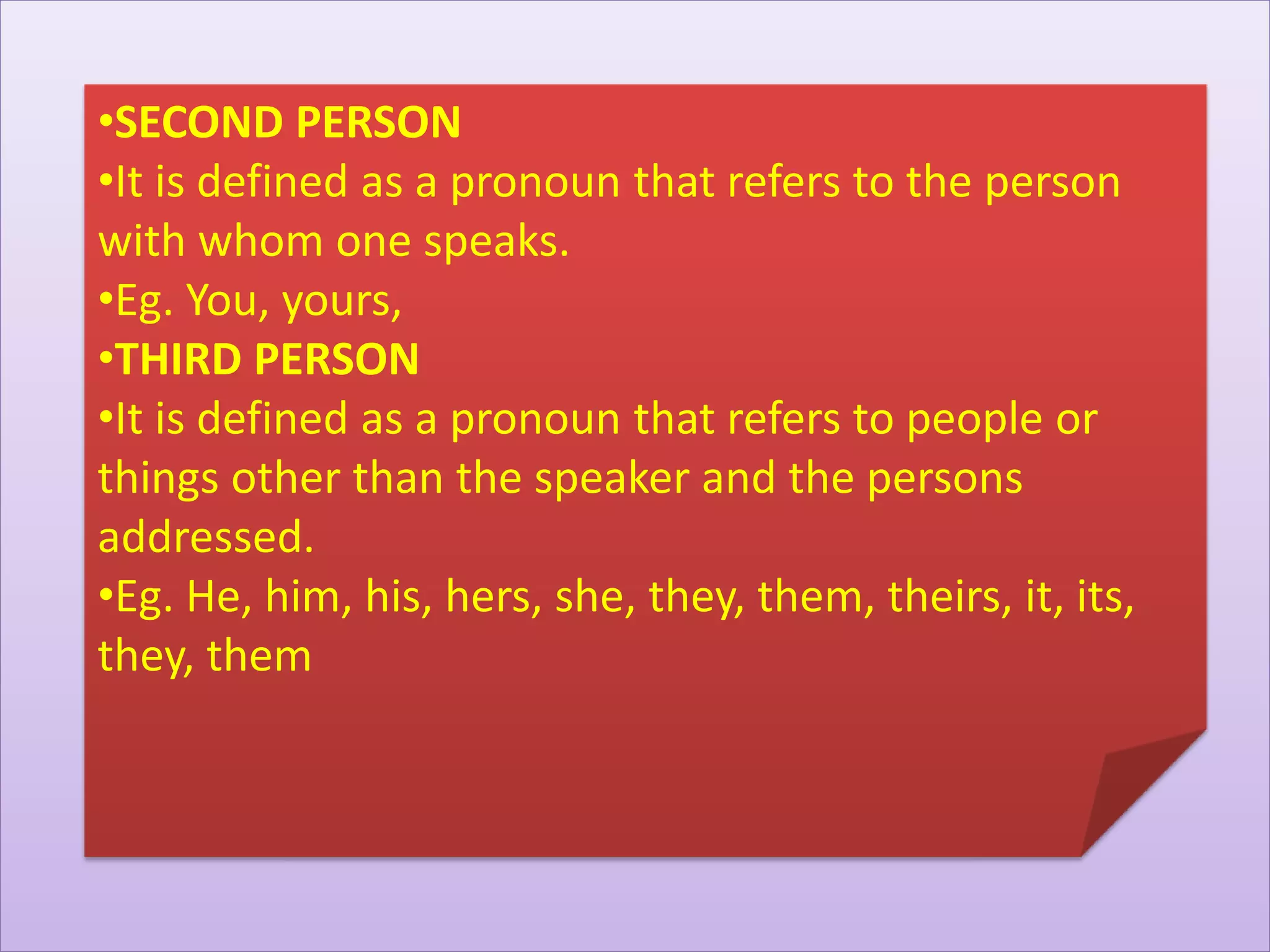 Types of pronoun | PPTX