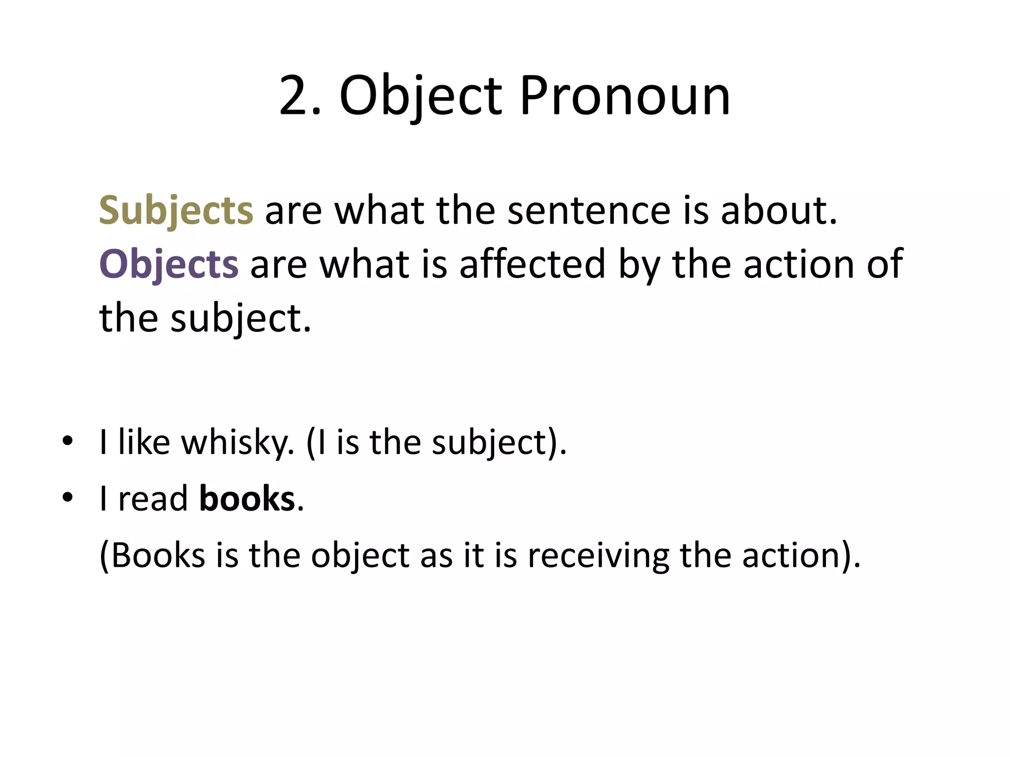 Types of pronouns | PPTX