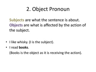 Types of pronouns | PPTX