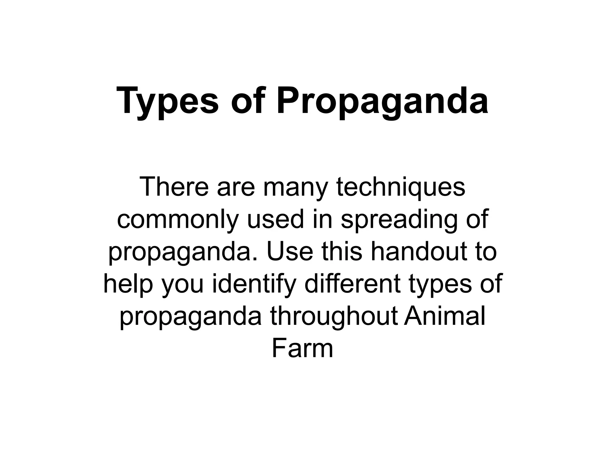 Types of Propaganda.ppt