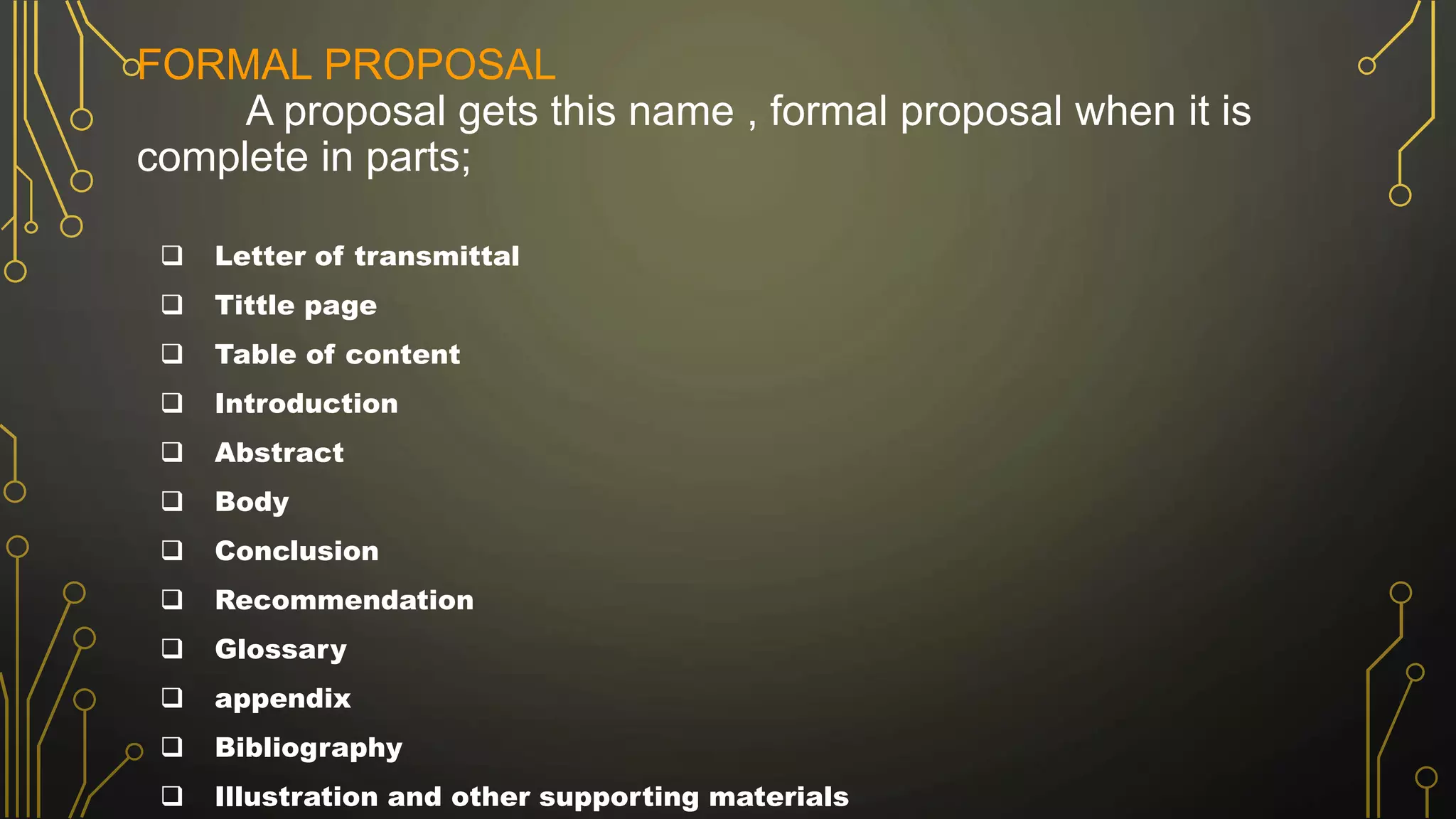 Types of proposal | PPTX