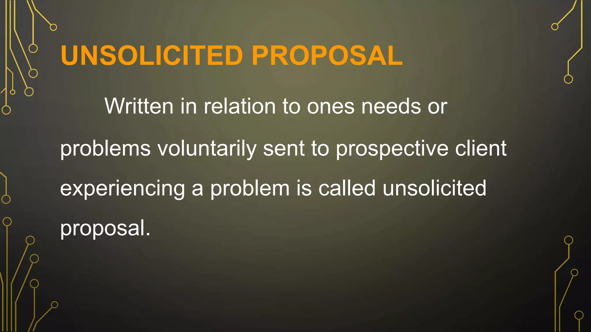 Types of proposal | PPTX