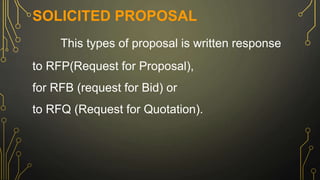 Types of proposal | PPTX