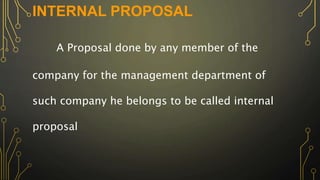 Types of proposal | PPTX