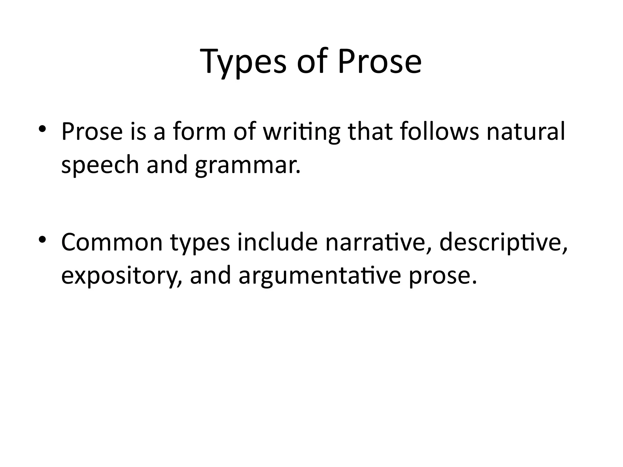 Types_of_Prose_for_College_Students_powerpoint | PPTX