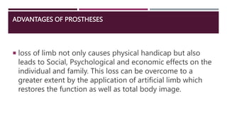 types of prostheses and advantages with disadvantages.pptx