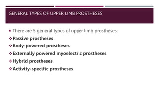 types of prostheses and advantages with disadvantages.pptx