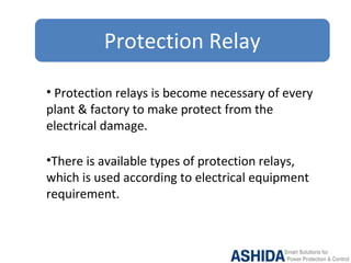 Protection Relays - Ashida Electronics | PPT | Consumer Electronics ...