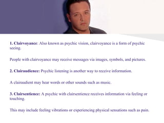 Types of psychic ability presentation | PDF