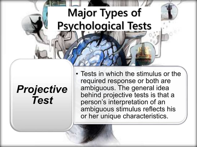Types of psychological test | PPTX | Educational Assessment | Education