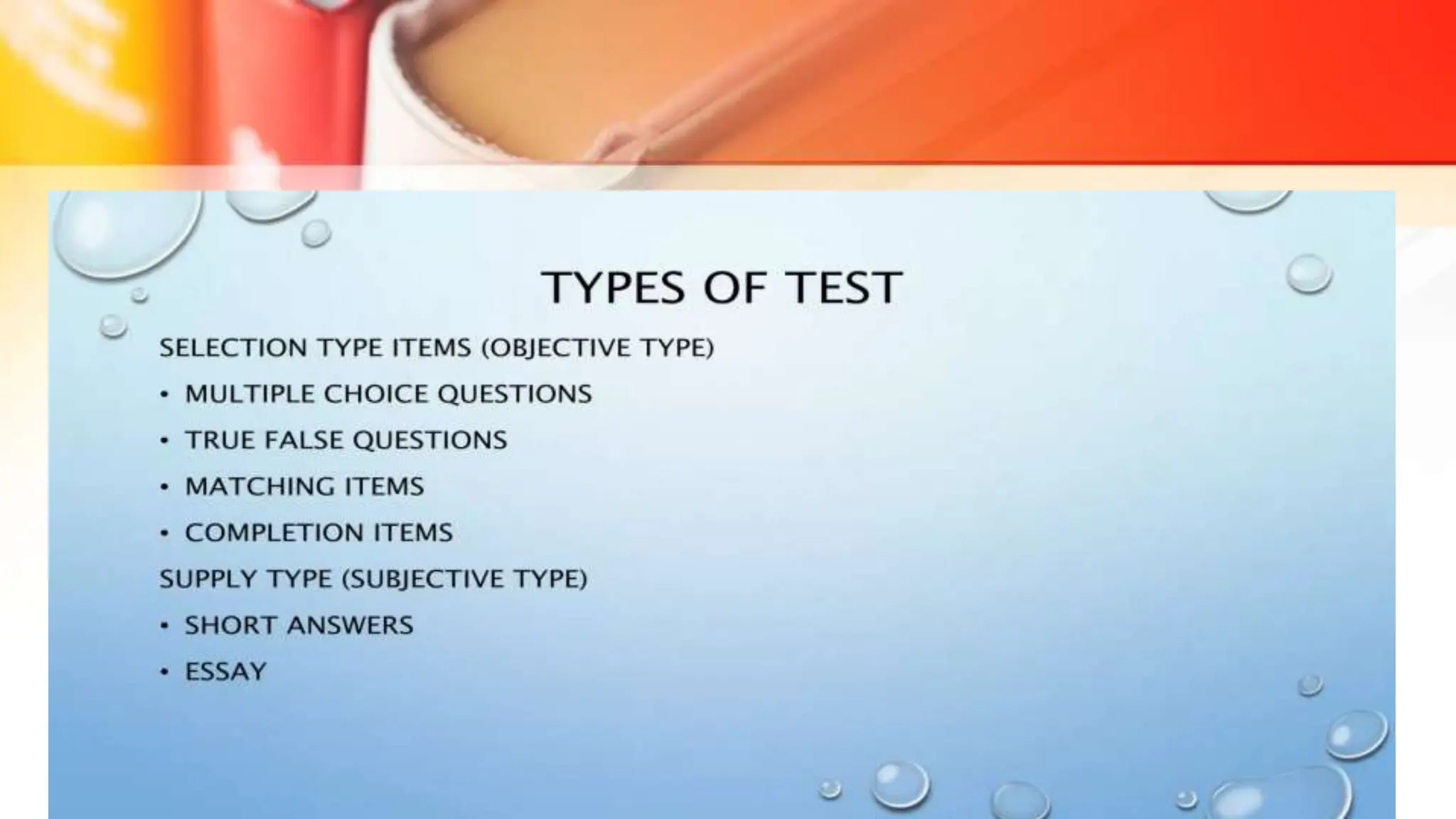 Types of psychological tests and Assessments.pptx