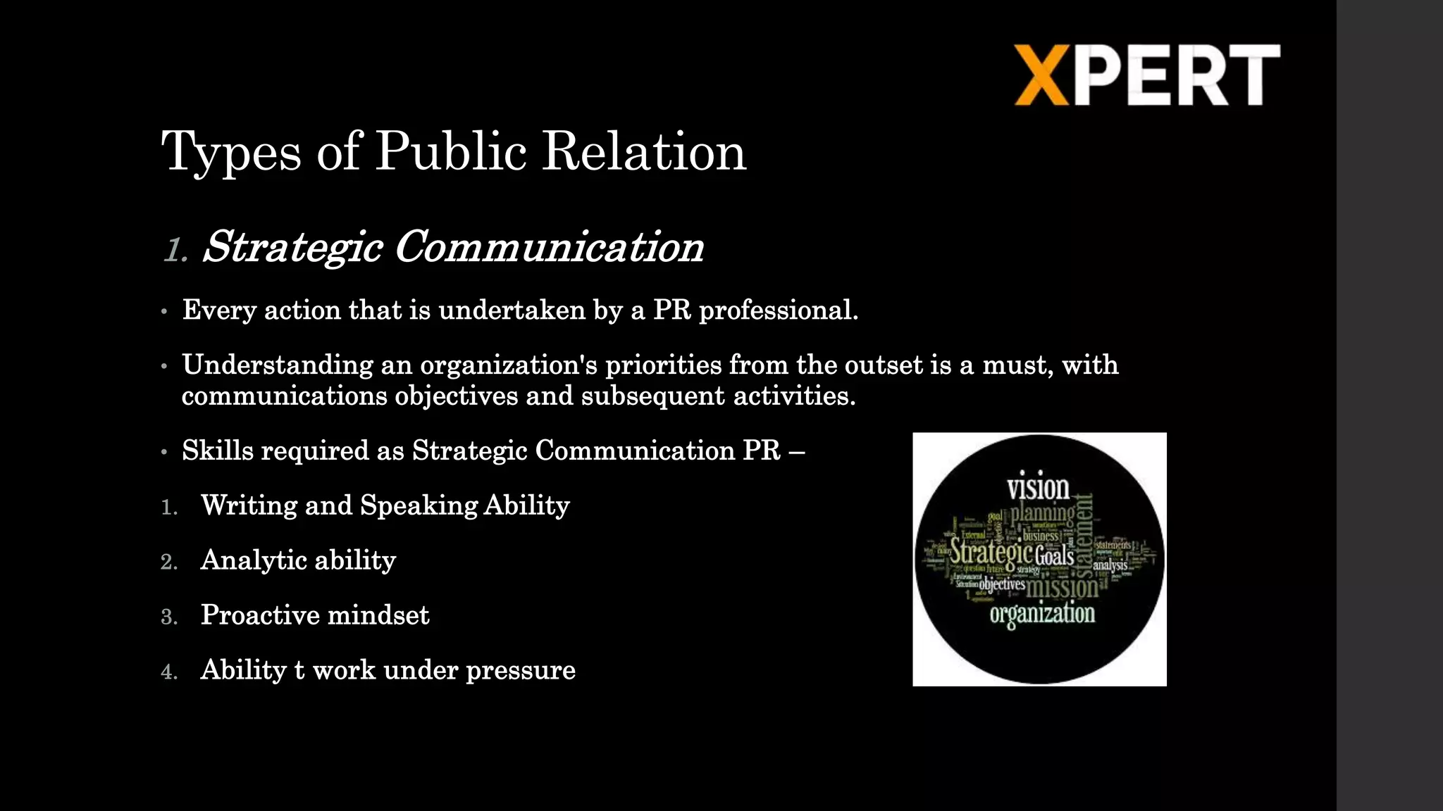 Types of Public Relations and Professionals Experience | PPT