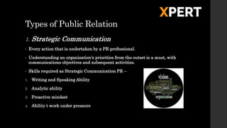 Types of Public Relations and Professionals Experience | PPT