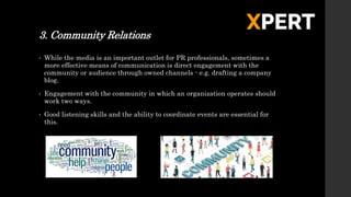 Types of Public Relations and Professionals Experience | PPT