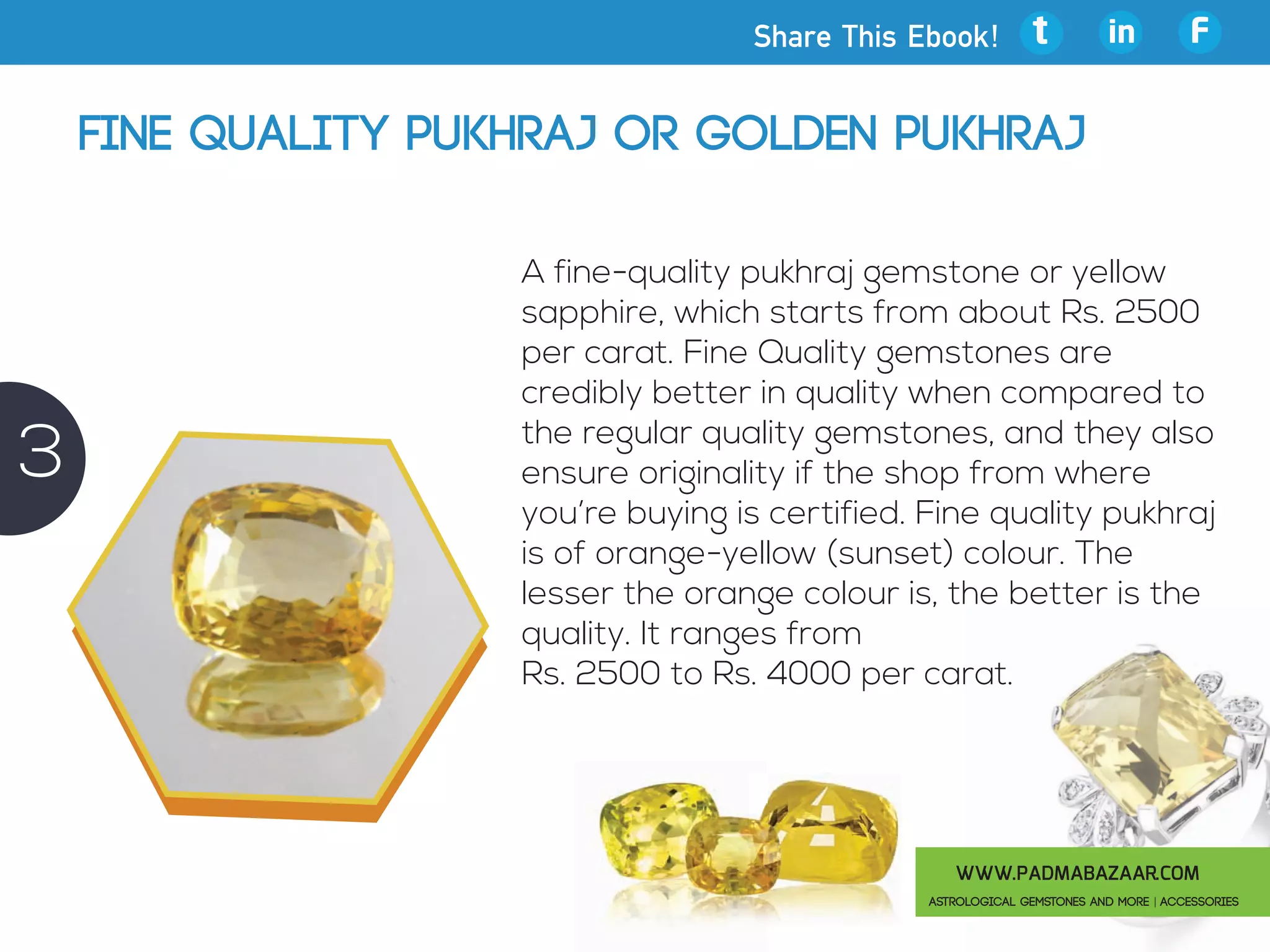 Types of pukhraj stone | PDF