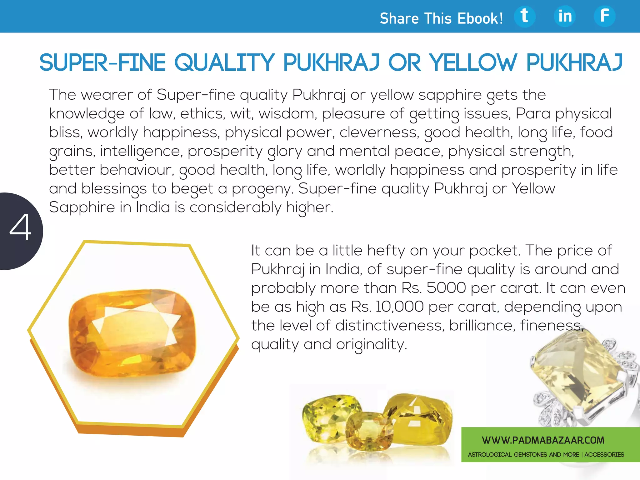Types of pukhraj stone | PDF