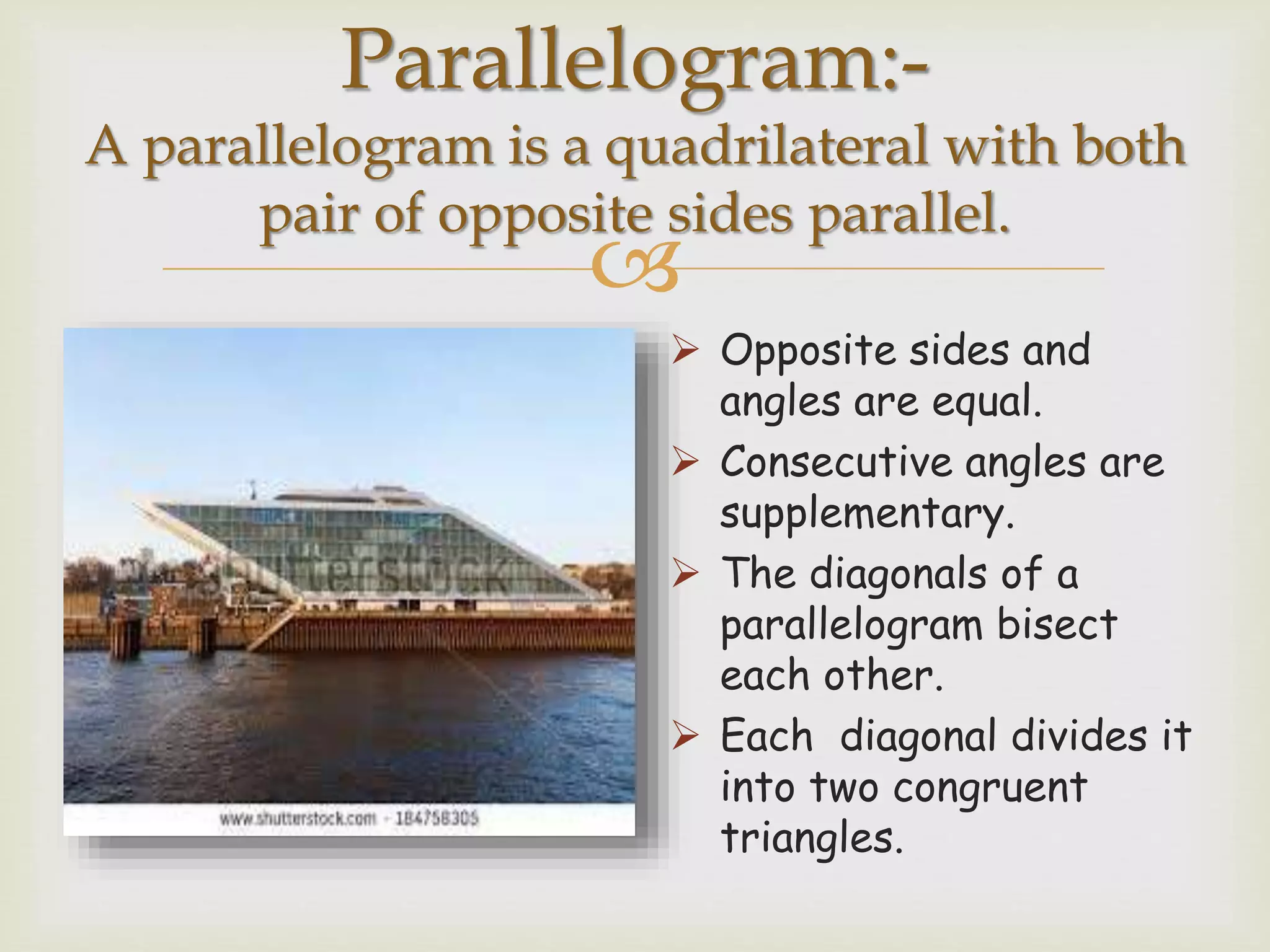 Types of quadrilateral by pratik pathak | PPTX | Physics | Science