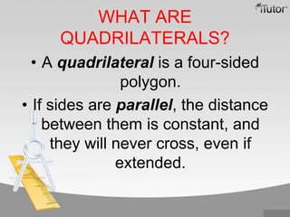 Types of Quadrilatrals | PPTX