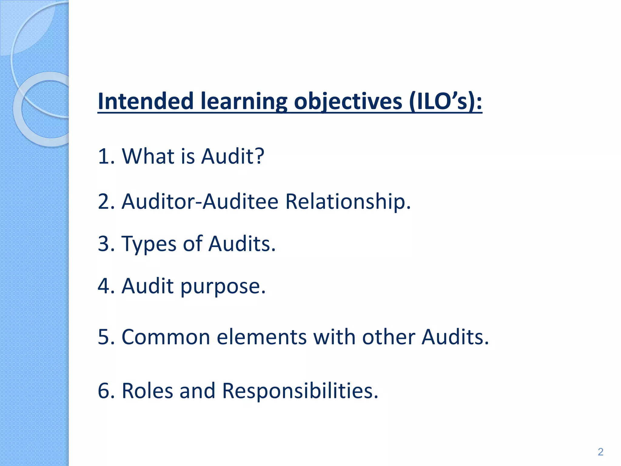 Types of quality audit | PPTX