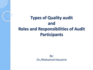 Types of quality audit | PPTX