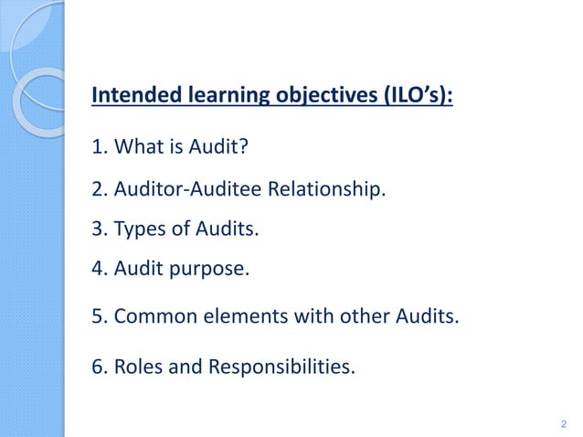 Types of quality audit | PPTX