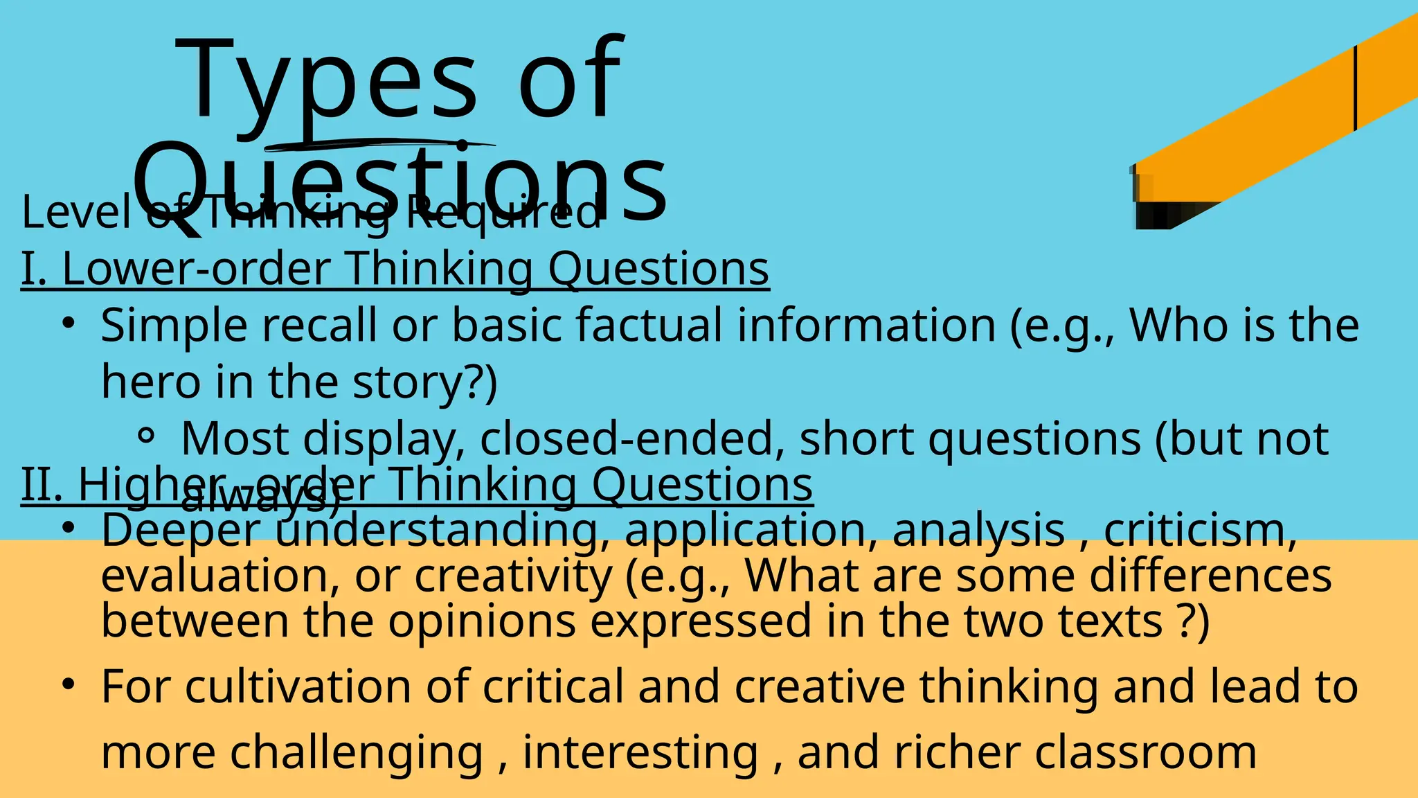 Types of qUESTIO.pptx Questions used in | PPTX
