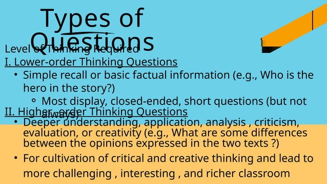 Types of qUESTIO.pptx Questions used in | PPTX