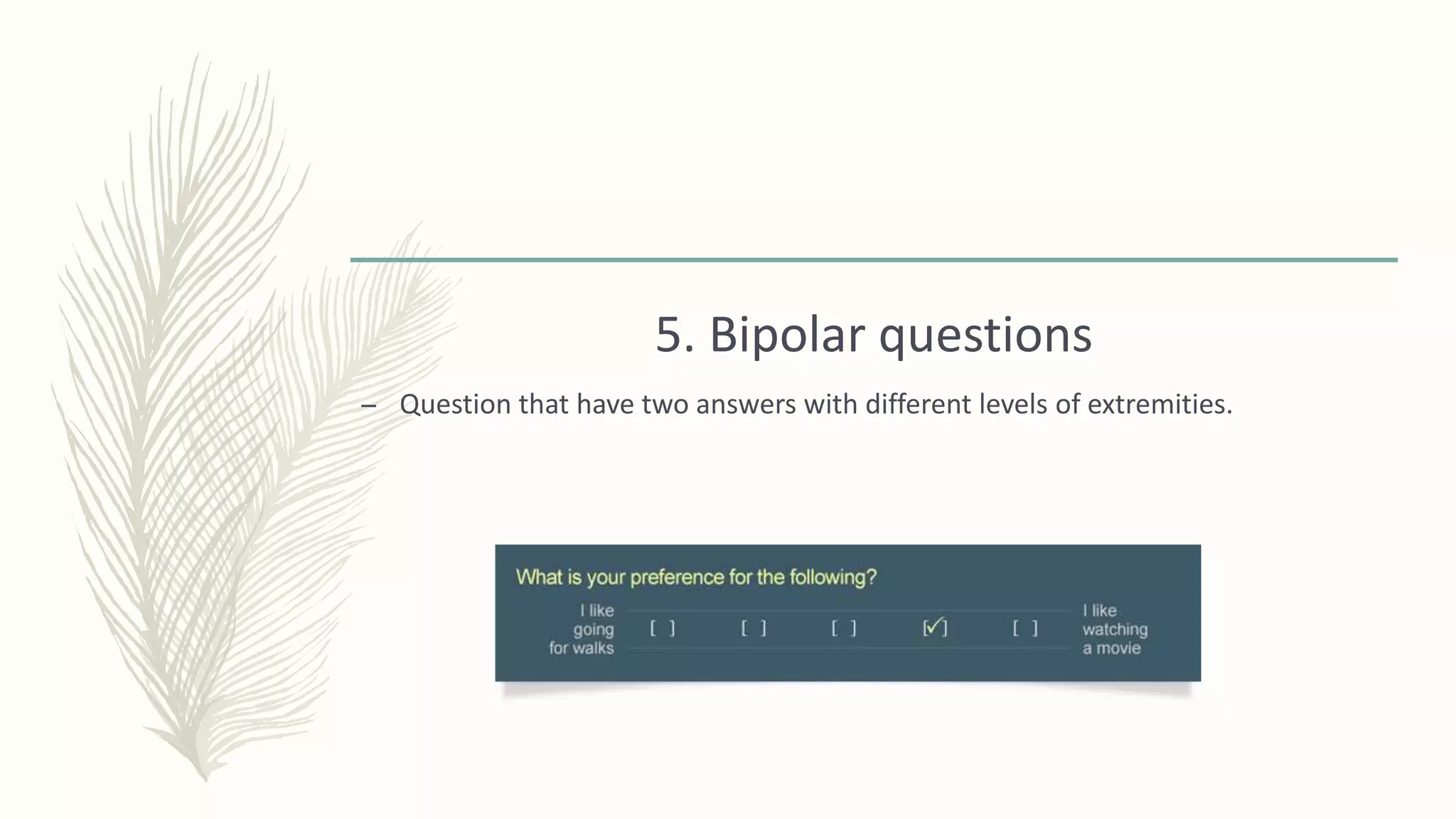 Types of Questionnaire | PPTX