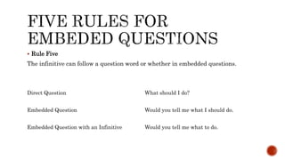 Types of questions | PPTX