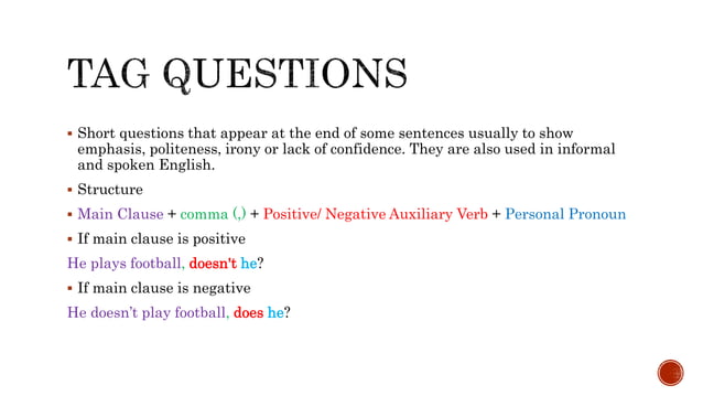 Types of questions | PPTX