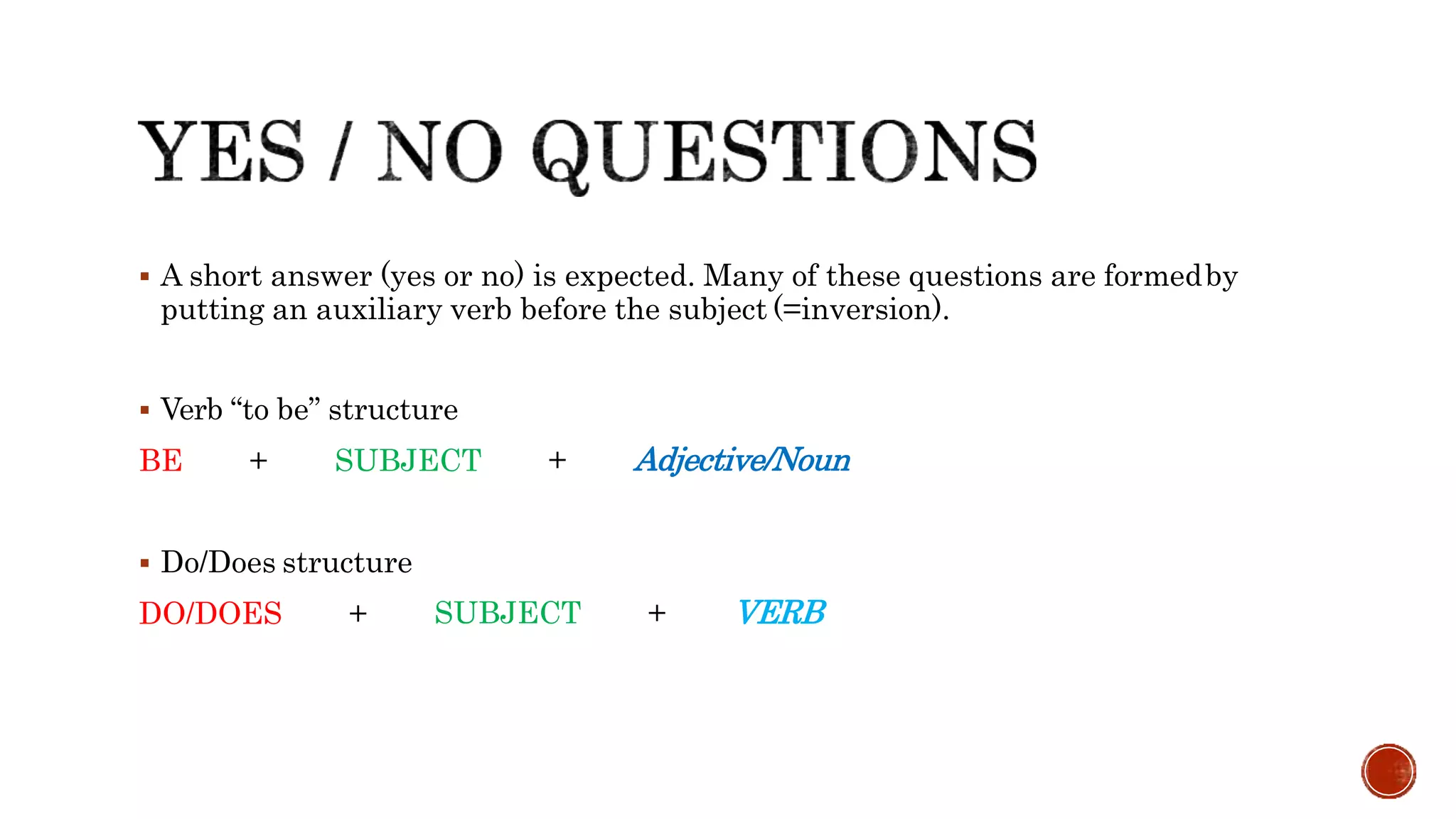 Types of Questions | PPTX