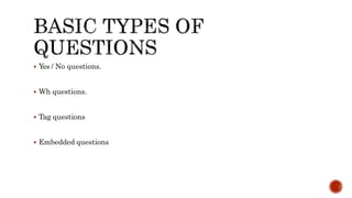 Types of Questions | PPTX