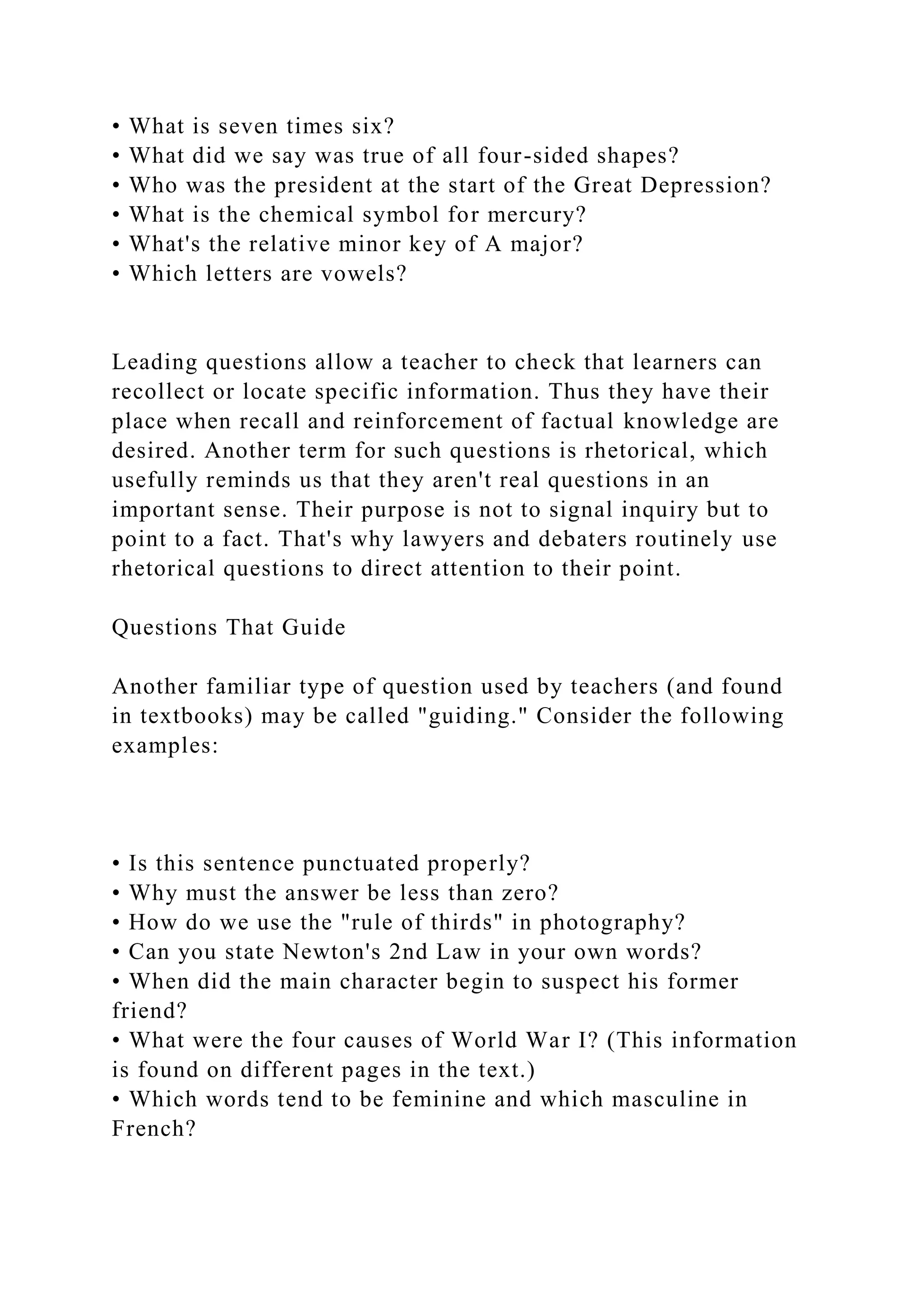 Types Of QuestionsIntro to Critical Thinking Types of Questions.docx
