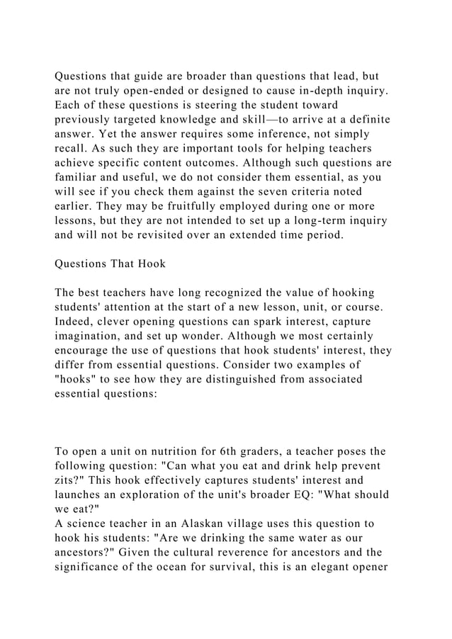 Types Of QuestionsIntro to Critical Thinking Types of Questions.docx