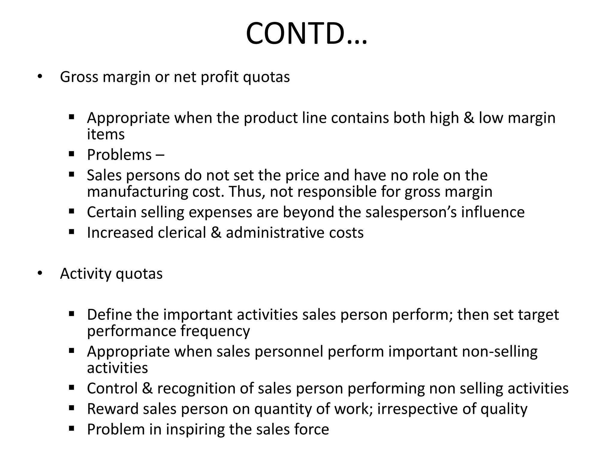 Types Of Quotas | PPTX